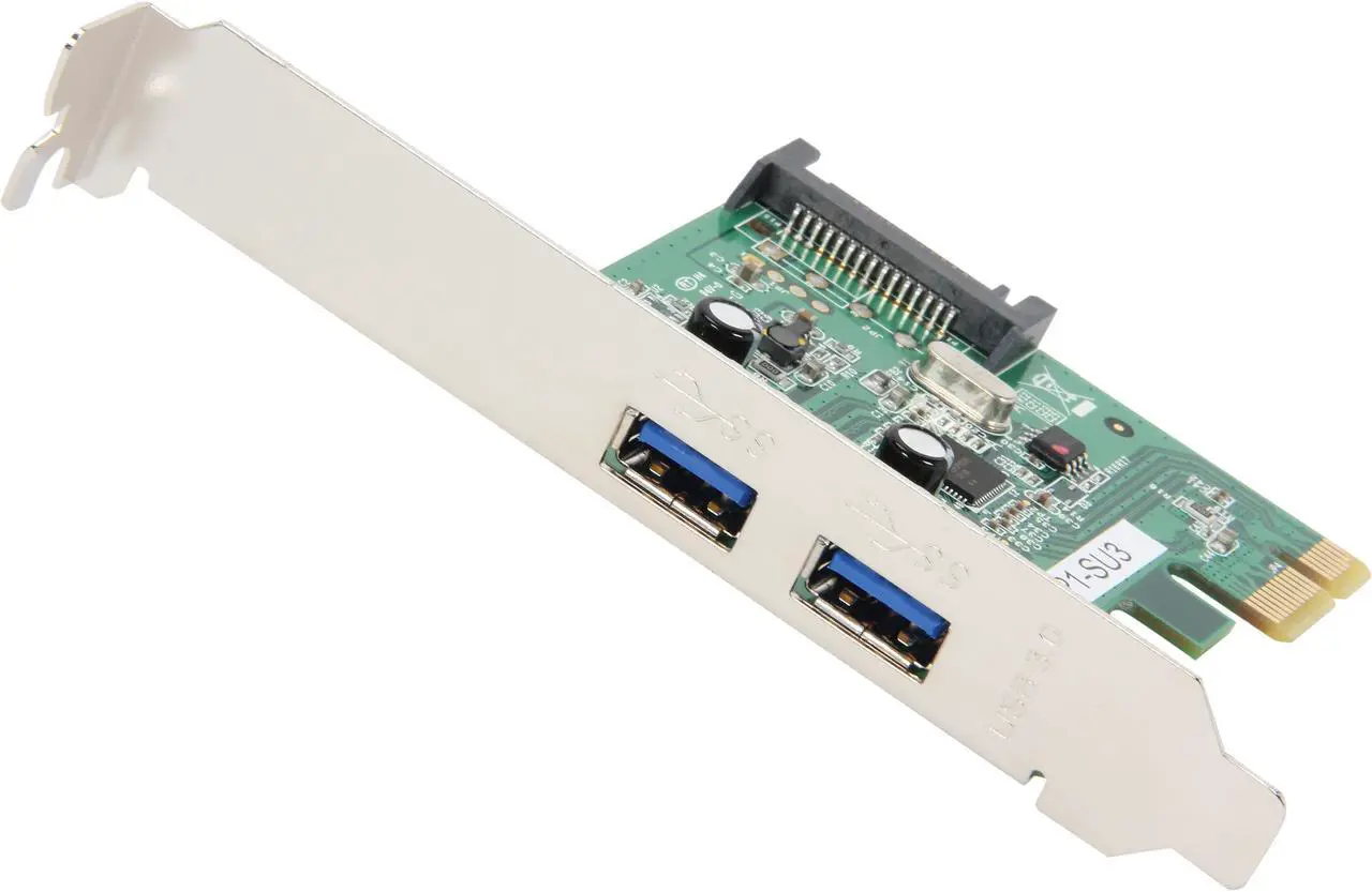 Mediasonic HP1-SU3 USB 3.0 2 Port External USB 3.0 PCI Express Card - LINUX Software RAID ...