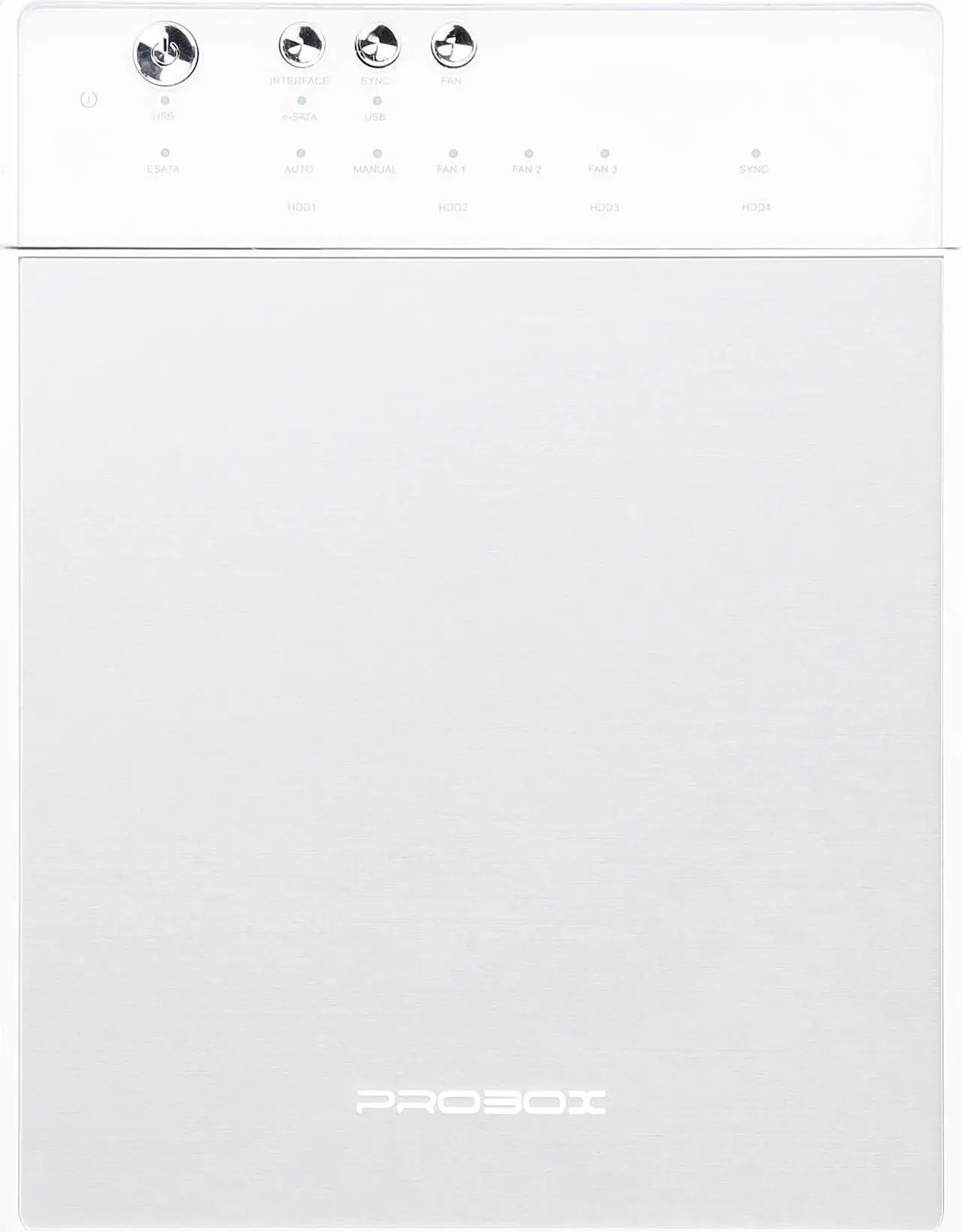 Open Box: Mediasonic HF7-SU3S3-WT 4 x 3.5" Drive Bays e-SATA, USB 3.0 ...