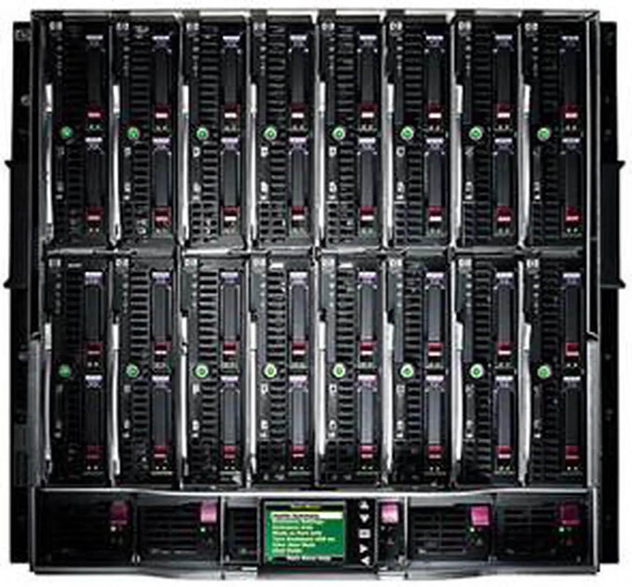 HP 507017-B21 10U BLc7000 Enclosure with 3 Phase/6 Power Supply/10 Fan ...