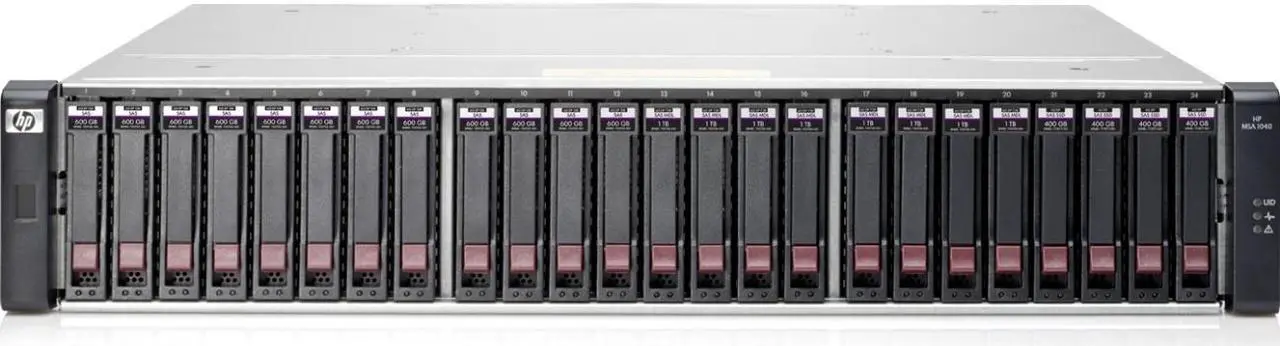 HP E7W02SB MSA 1040 2-port 1G iSCSI Dual Controller SFF Storage Smart ...