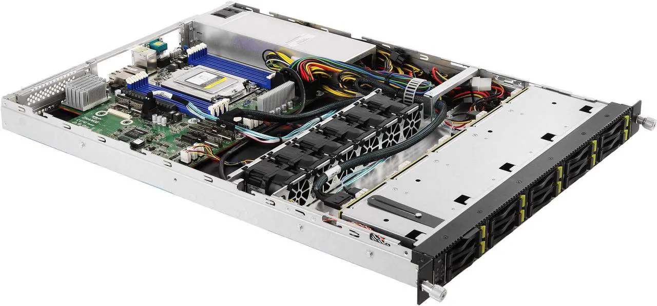 Asrock Rack 1U10E-ROME/2T 1U Rackmount Server Barebone Singal Socket ...