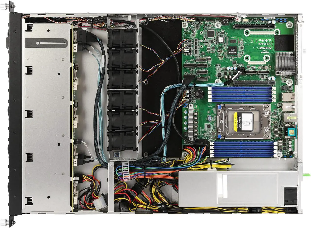 Asrock Rack 1U10E-ROME/2T 1U Rackmount Server Barebone Singal Socket ...