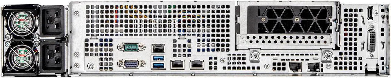 Asrock Rack 2U4G-ROME/2T 2U Rackmount GPU Barebone AMD SP3 LGA4094 EPYC ...