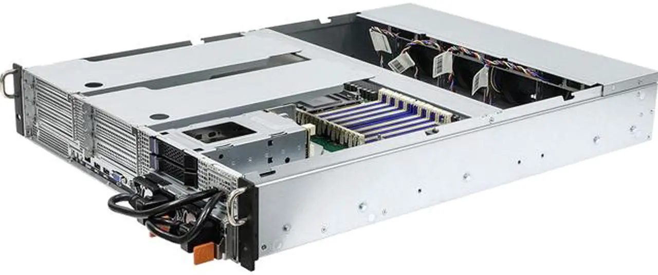 Asrock Rack 2U2E-F/ROME2 2U Rackmount Server Barebone Dual Socket SP3 (LGA4094) AMD EPYC 7003 ...