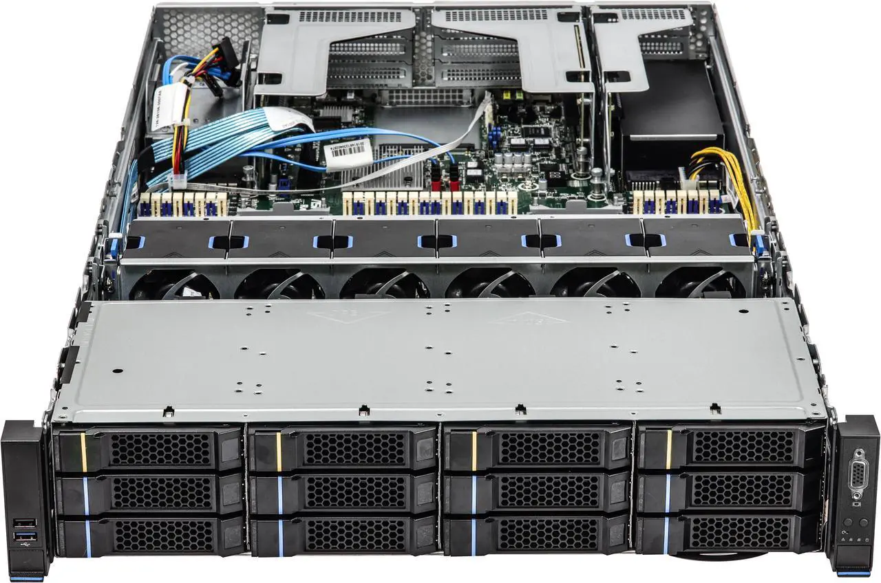 Asrock Rack 2U12L-ICX2 2U Rackmount Storage Server Barebone Dual Socket P+ (LGA 4189), supports ...