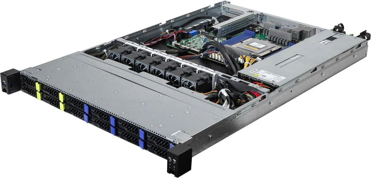 AsRock Rack 1U8S4E-GENOA/2T 1U Rackmount Storage Server Barebone Single ...