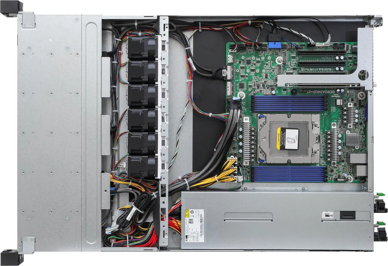 AsRock Rack 1U8S4E-GENOA/2T 1U Rackmount Storage Server Barebone Single ...