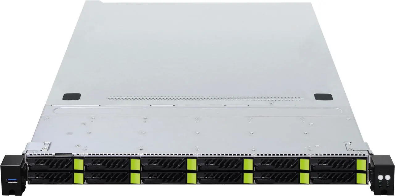 ASRock Rack 1U12E-GENOA/2L2T 1U Rackmount Storage Server Barebone AMD ...