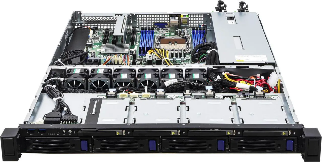 ASRock Rack 1U4L4E-EGS/2T 1U Rackmount General Purpose Server Barebone ...