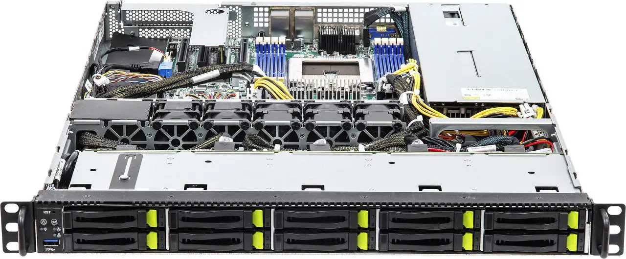 ASRock Rack Server Barebone 1U10E-ALTRA/1L2T 1+1, 80-PLUS Platinum ...