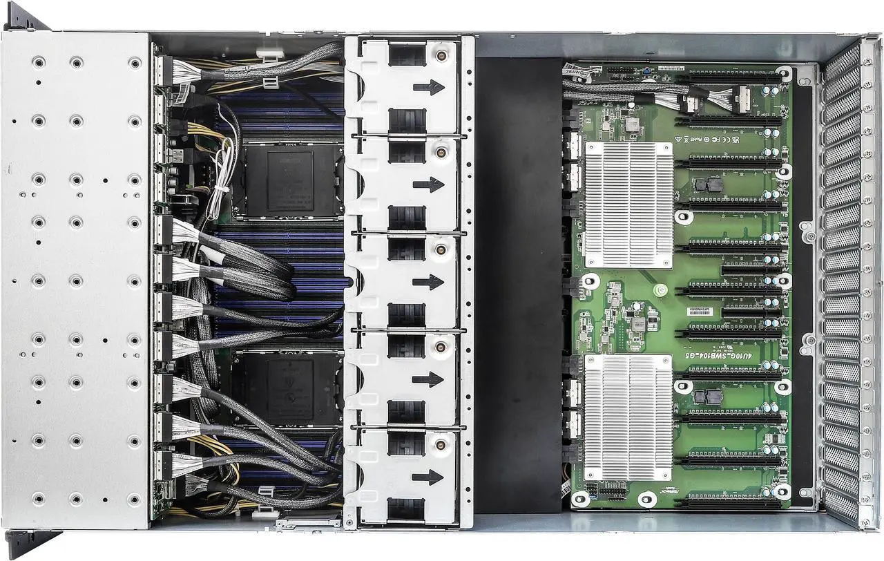 ASRock Rack Server GPU Barebone 4U10G-EGS2 Dual Socket E (LGA 4677 ...