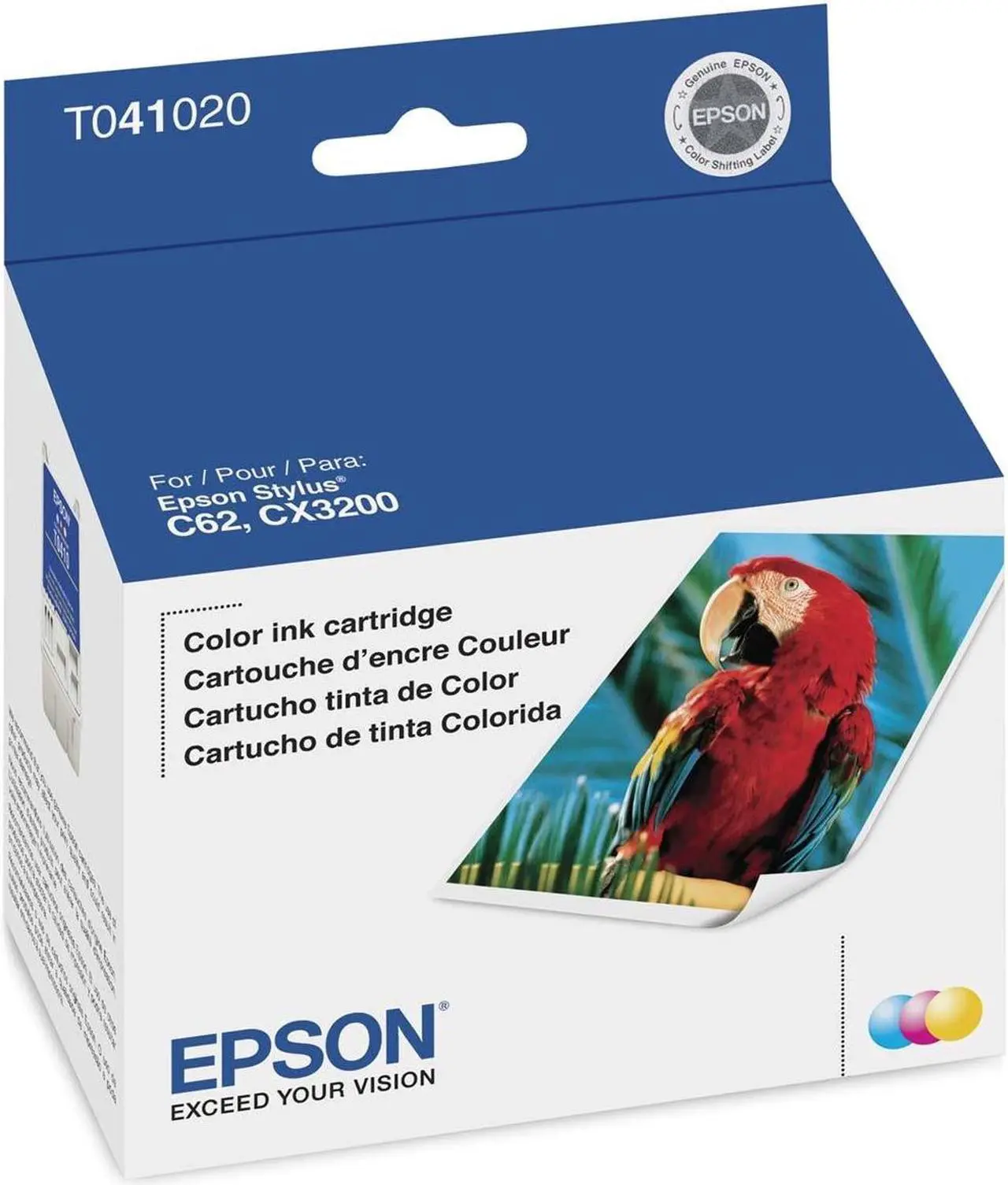 EPSON T041020 Cartridge For Epson Stylus CX3200, C62 3 Colors - Newegg.com