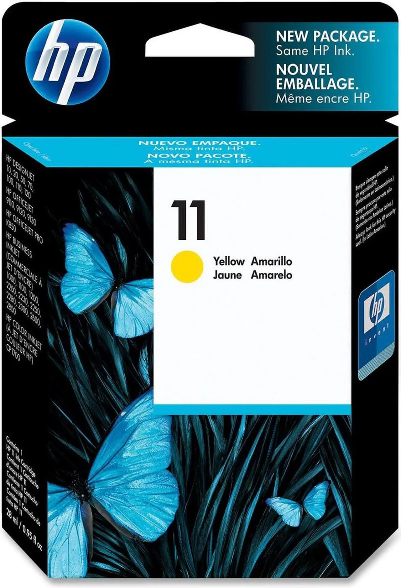 HP 11 Yellow Ink Cartridge (C4838A) - Newegg.com