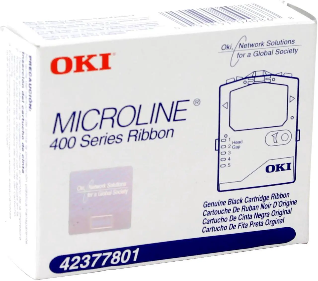 Oki Data 42377801 Ribbon Cartridge - Black, Printer - Newegg.com