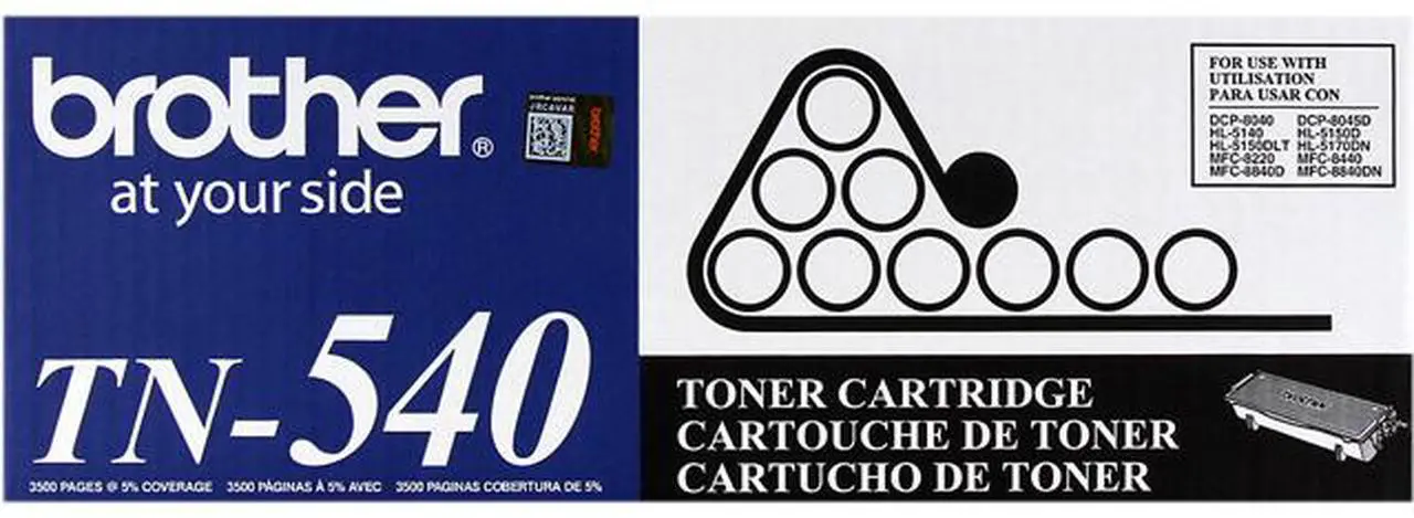 Brother TN540 Toner Cartridge - Black - Newegg.com