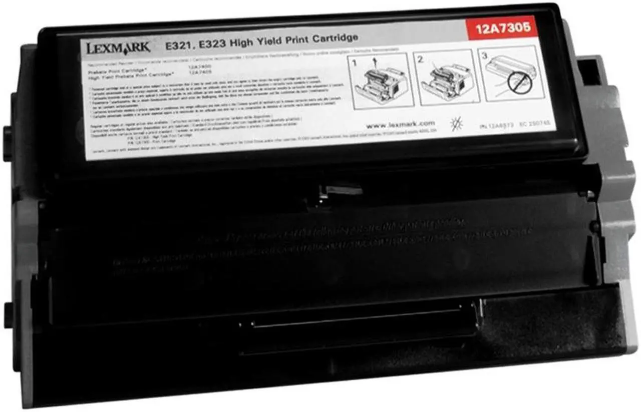 LEXMARK 12A7305 Cartridge For Lexmark E321 and E323 printers Black ...