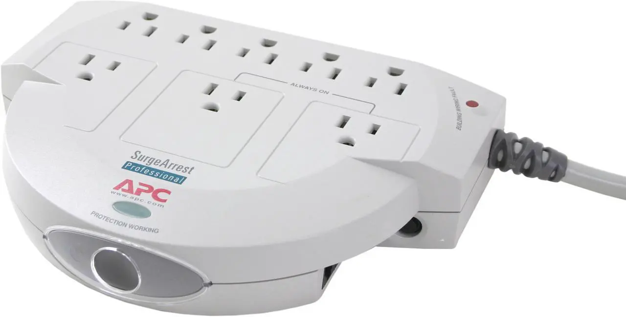 APC PRO8T2 6' 8 Outlets 1120 joule Professional SurgeArrest - Newegg.com