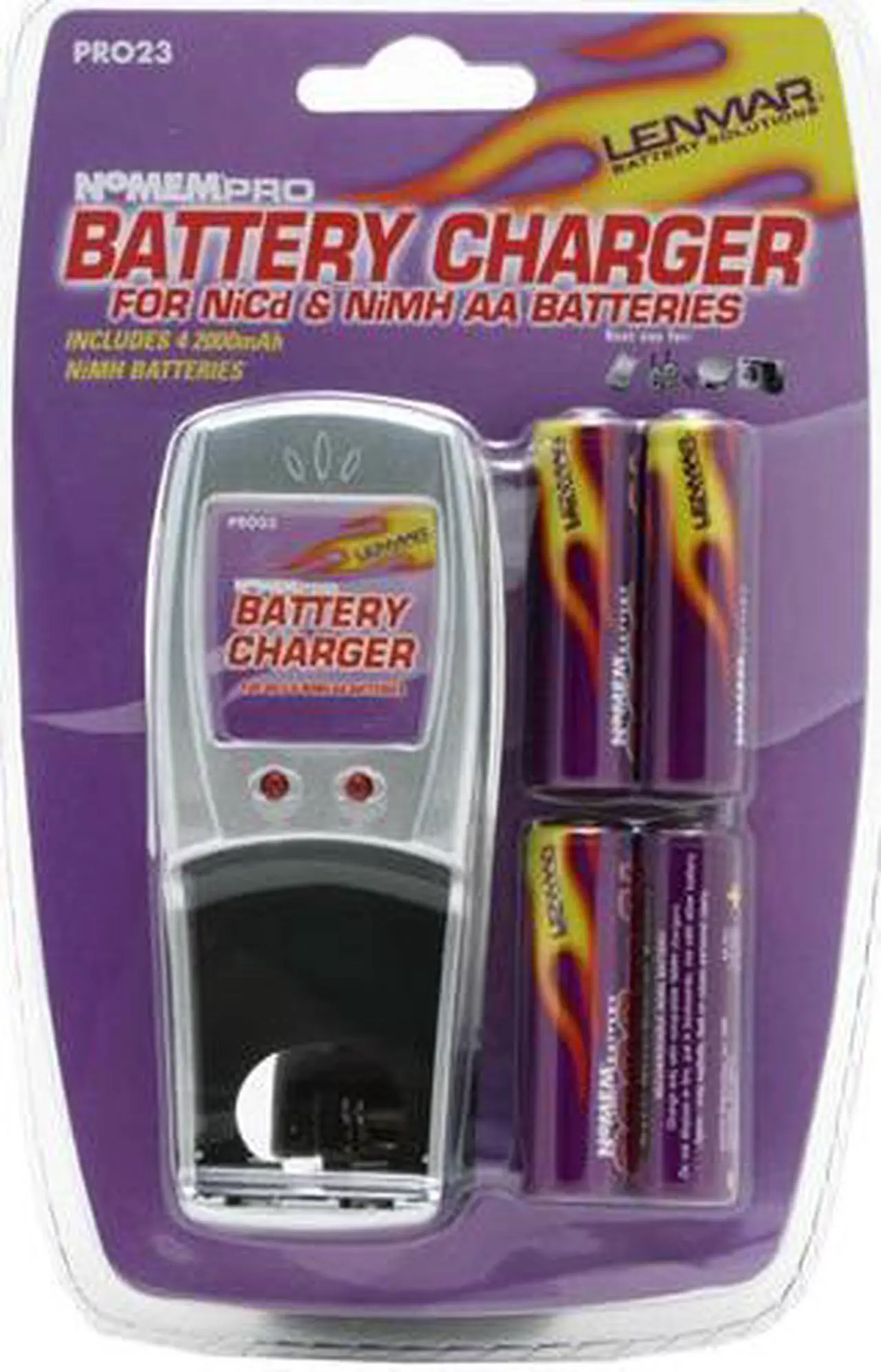 LENMAR PRO23 Rechargeable Batteries & Charger Kit - Newegg.com