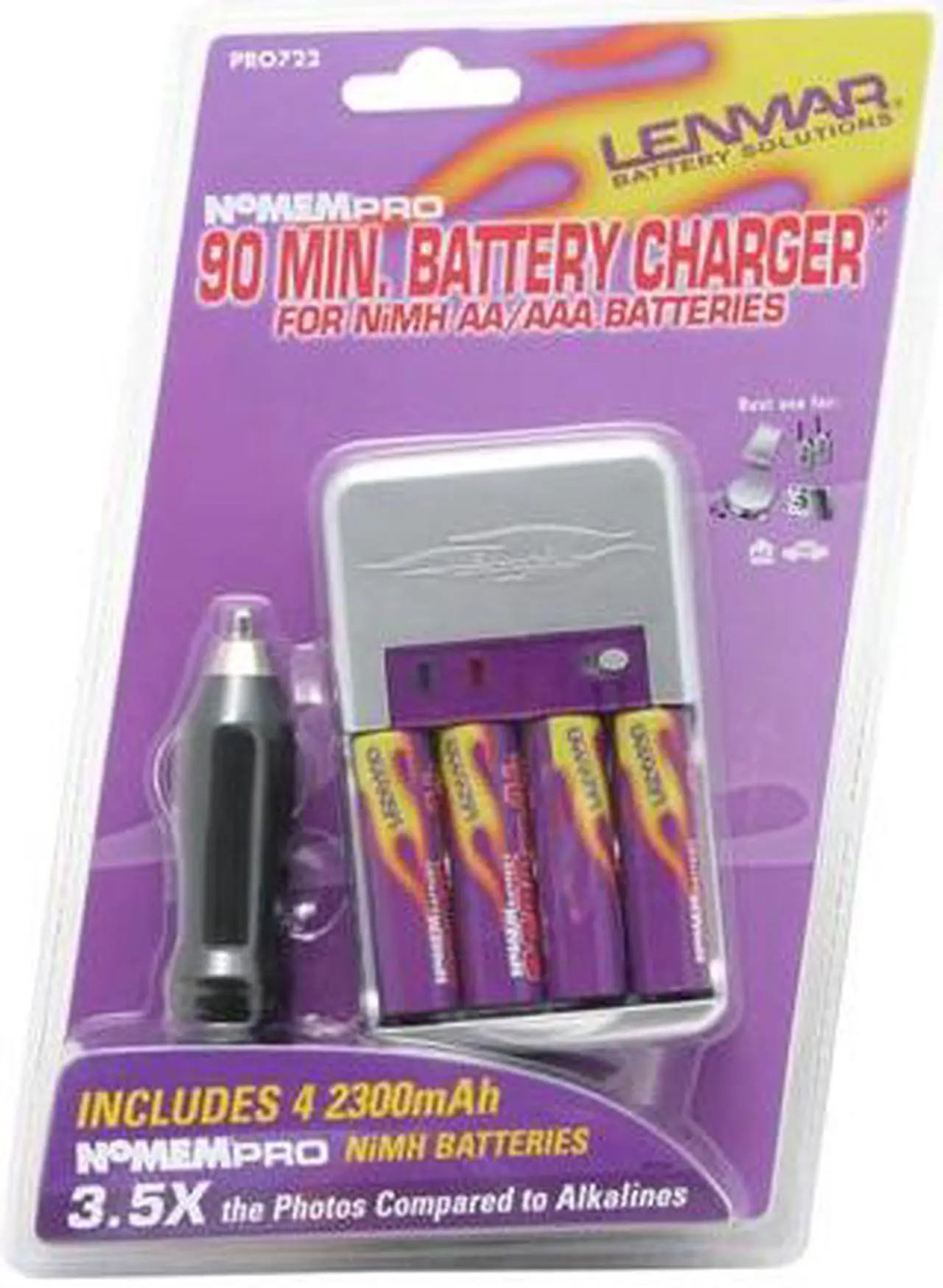LENMAR PRO722 Rechargeable Batteries & Charger Kit - Newegg.com