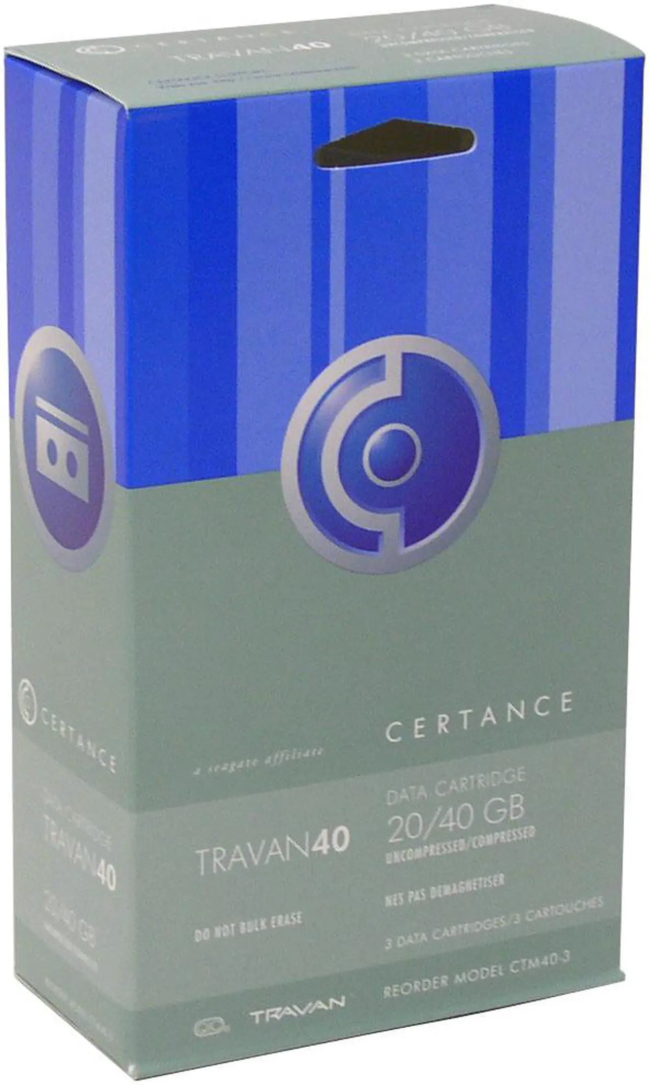 Quantum CTM40-3 Travan Tape Media - Newegg.com