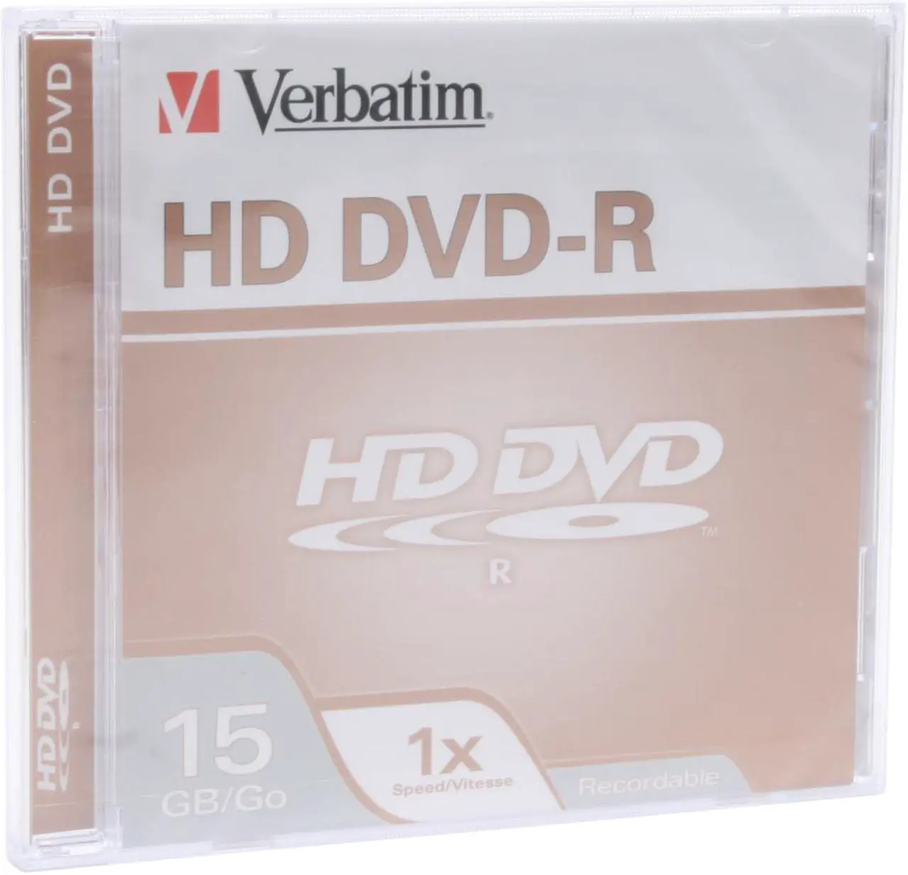 Verbatim 15GB 1X HD DVD-R Single Branded Disc Model 95359 - Newegg.com
