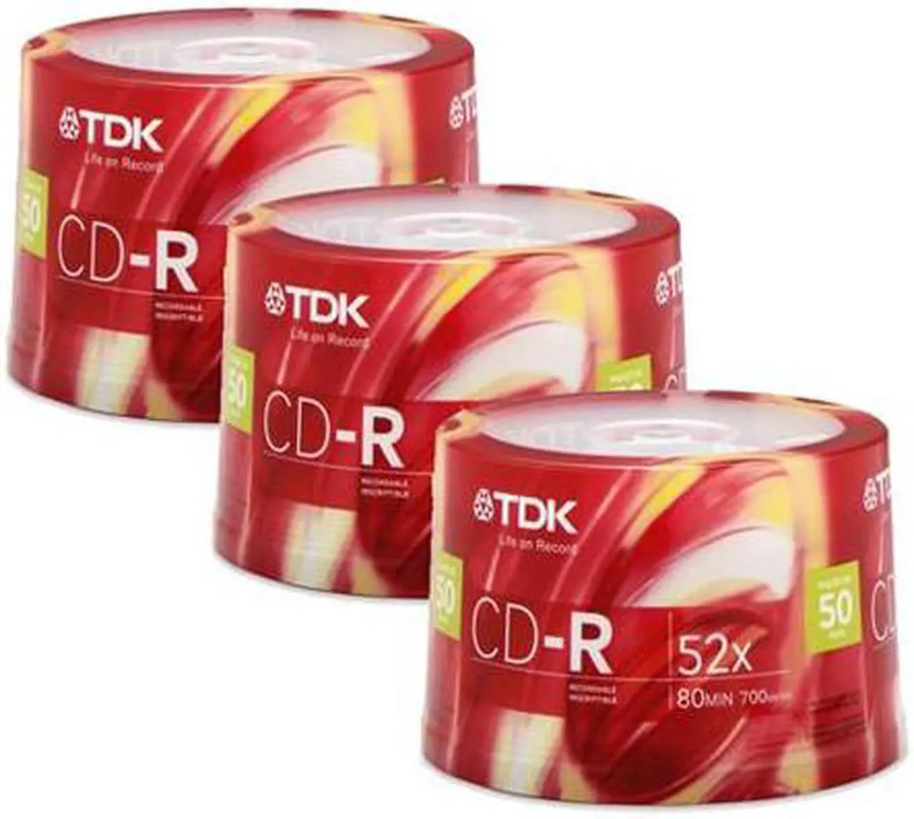 TDK 700MB 52X CD-R 150 Packs Disc Model 47896-KIT - Newegg.com