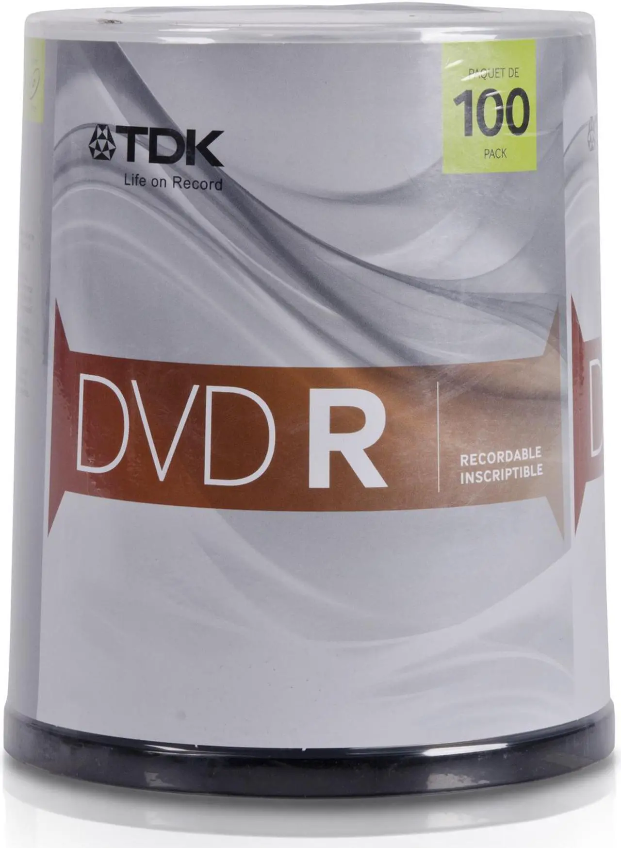 TDK 4.7GB 16X DVD-R 100 Packs Disc Model 61791 - Newegg.com
