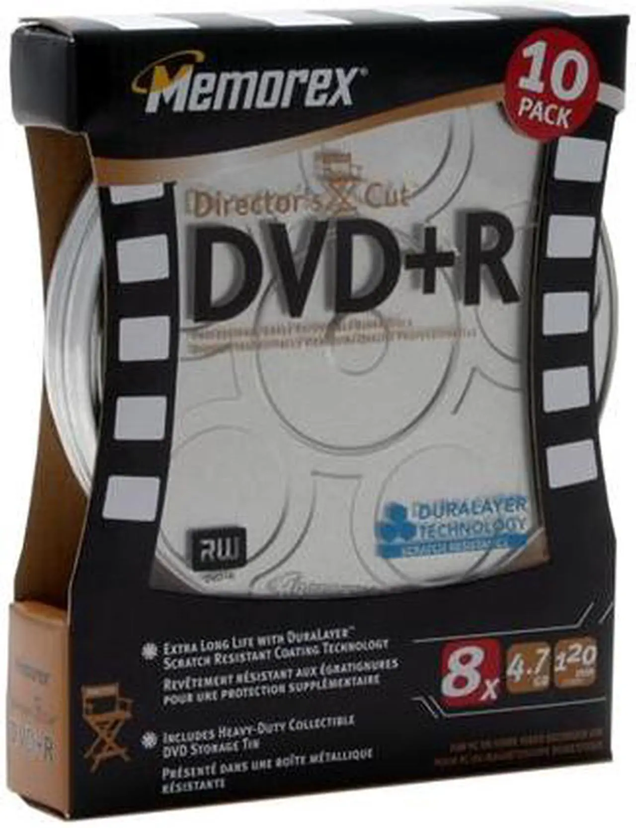 memorex 4.7GB 8X DVD+R 10 Packs Disc Model 32025650 - Newegg.com