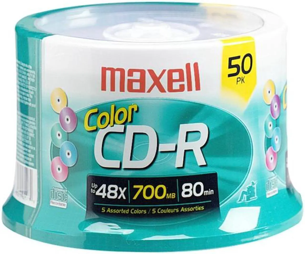 maxell 700MB 48X CD-R 50 Packs Disc Model 648251 - Newegg.com