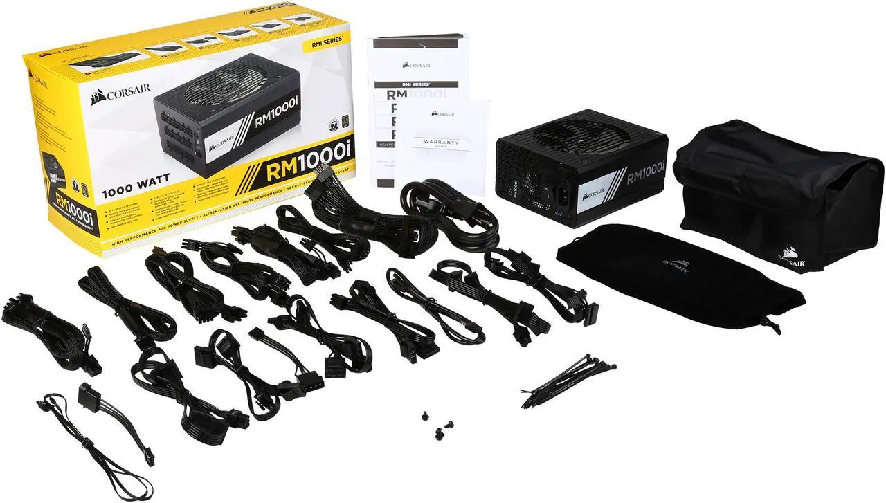 CORSAIR RMi Series RM1000i 1000W 80 PLUS GOLD Haswell Ready Full ...