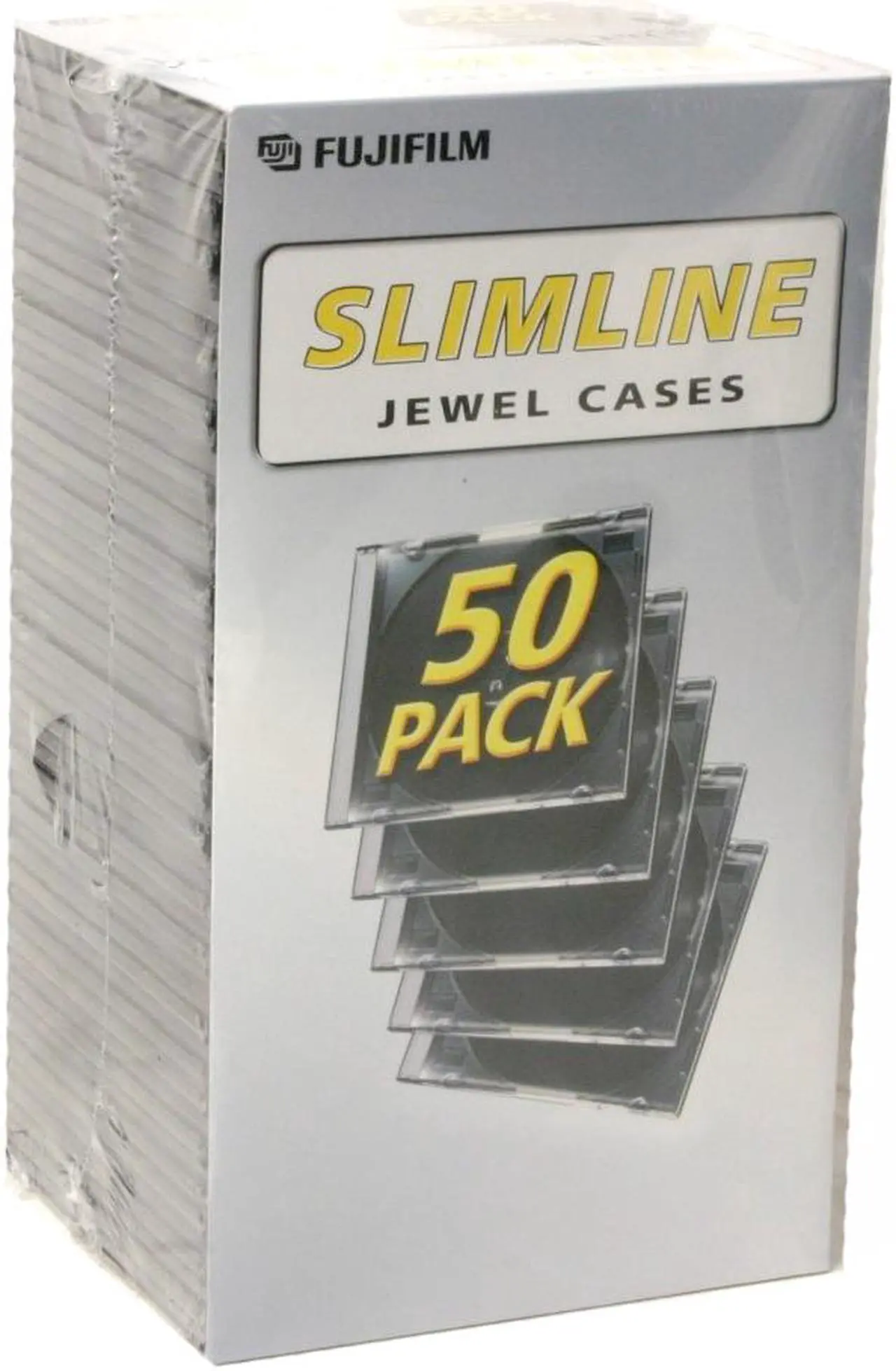 FUJIFILM 25367050 50-Pack Slimline Jewel Cases - Newegg.com