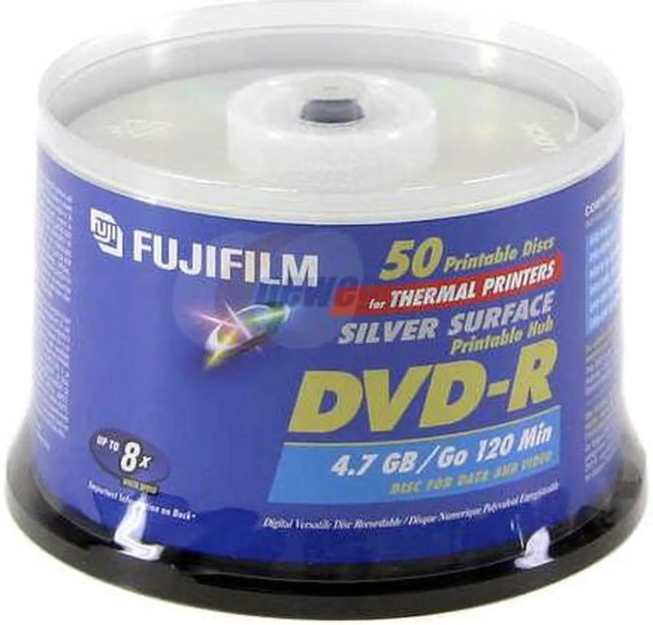 FUJIFILM 4.7GB 8X DVD-R Printable 50 Packs Disc Model 25302488 - Newegg.com