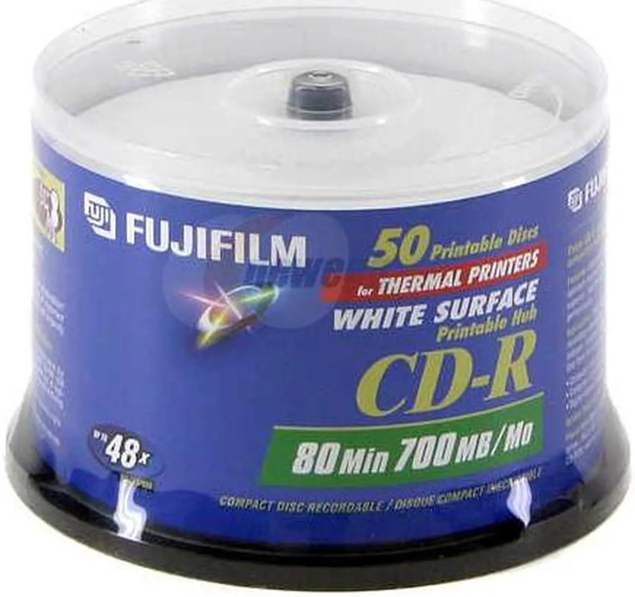 FUJIFILM 700MB 48X CD-R Printable 50 Packs Disc Model 25307214 - Newegg.com