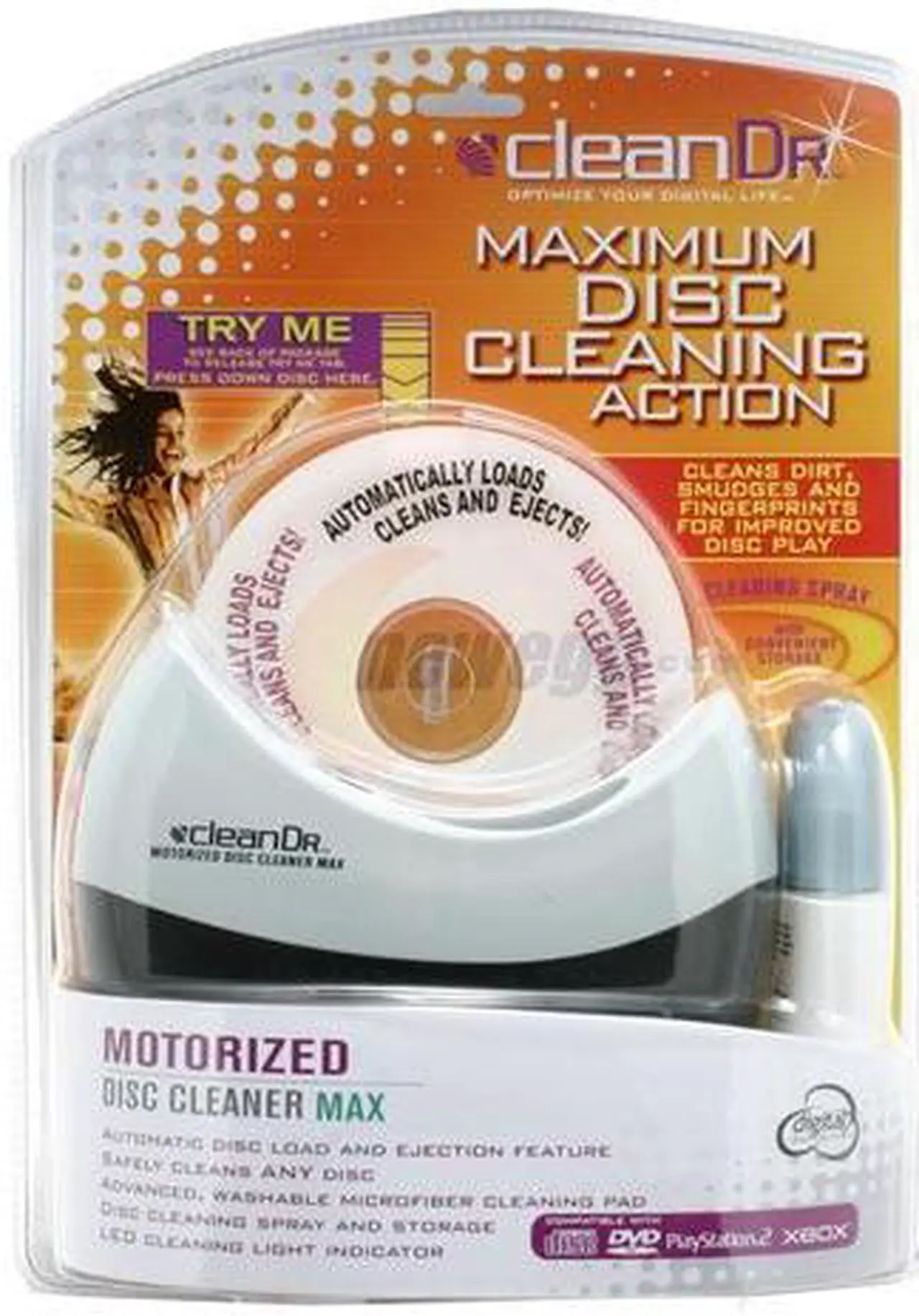 Digital Innovations Clean Dr Motorized Disc Cleaner MAX - Newegg.com