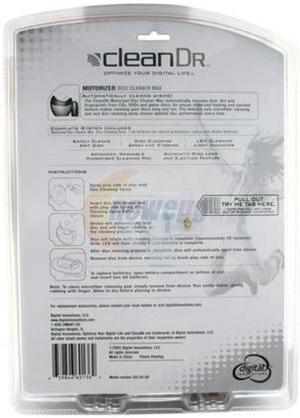 Digital Innovations Clean Dr Motorized Disc Cleaner MAX - Newegg.com