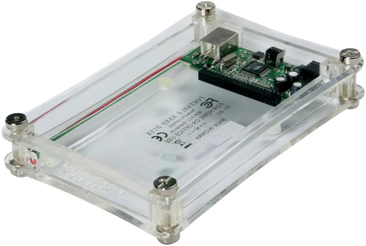 Koutech IO-EEU223 Durable See-Through Clear external HDD case - Newegg.com