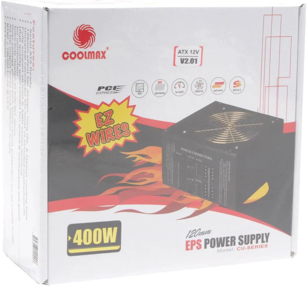 COOLMAX "EZ Wire" CU-400T 400 W Power Supply - Newegg.com