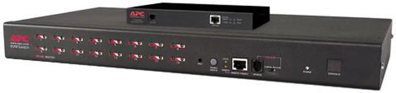 APC AP5206 16-Port Multiplatform Analog KVM and IP Gateway Bundle ...