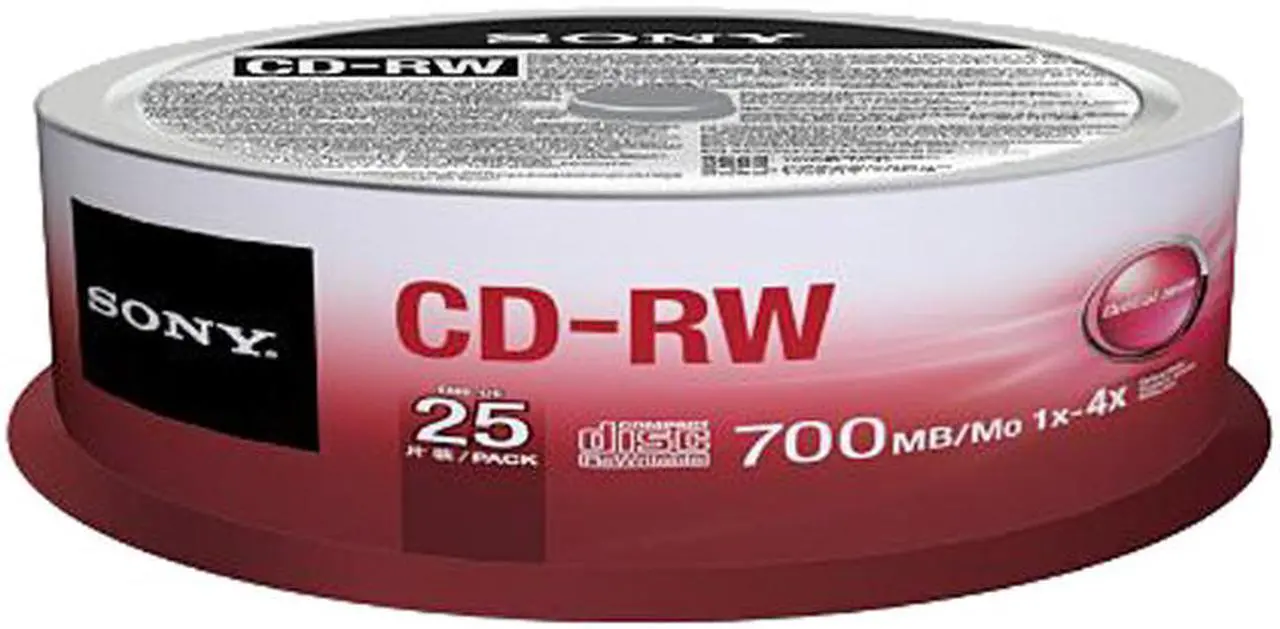 SONY CD-RW 25 Packs Disc - Newegg.com