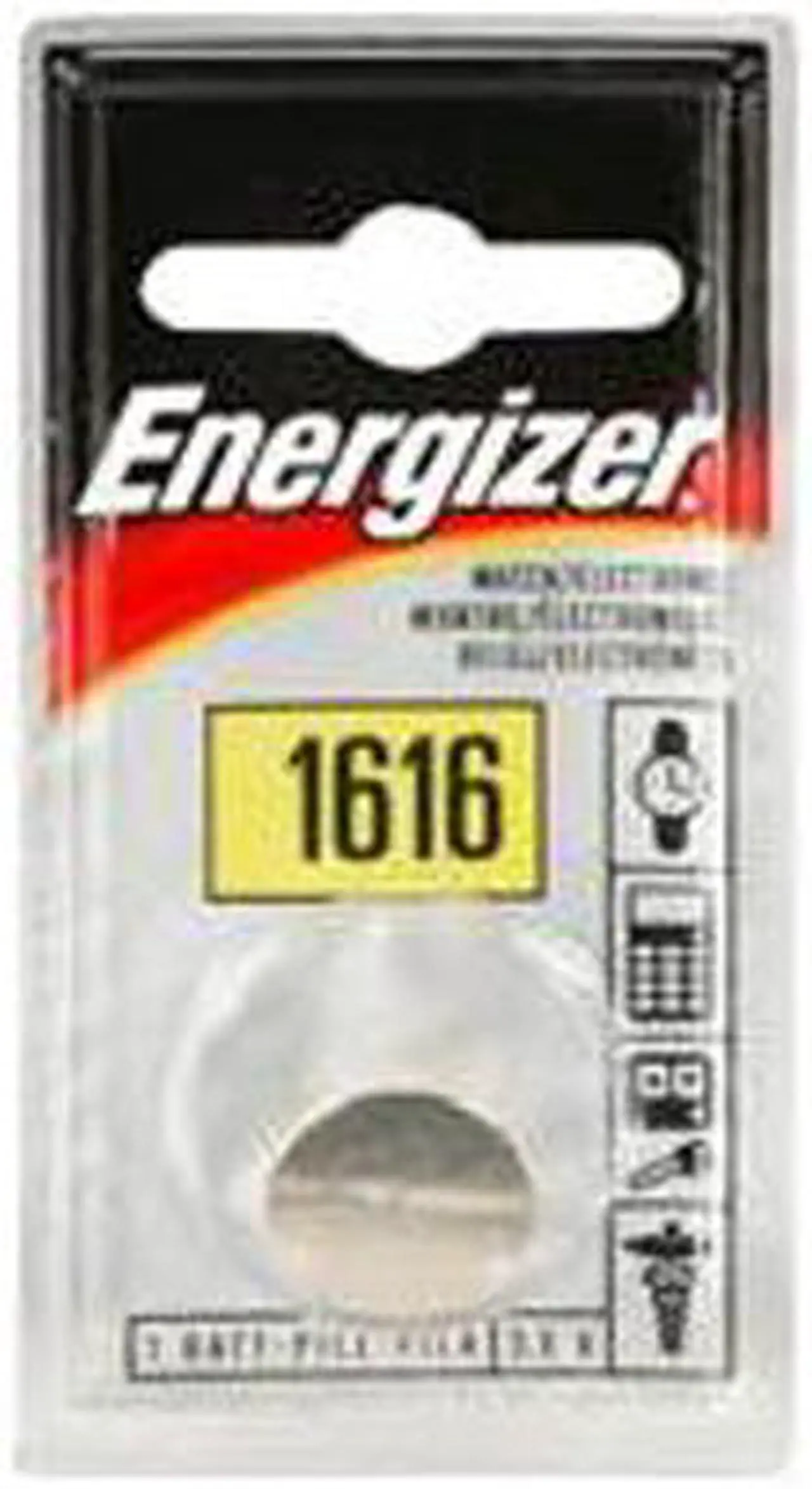 Energizer ECR1616BP 1616 Lithium Coin Cell Battery - Newegg.com