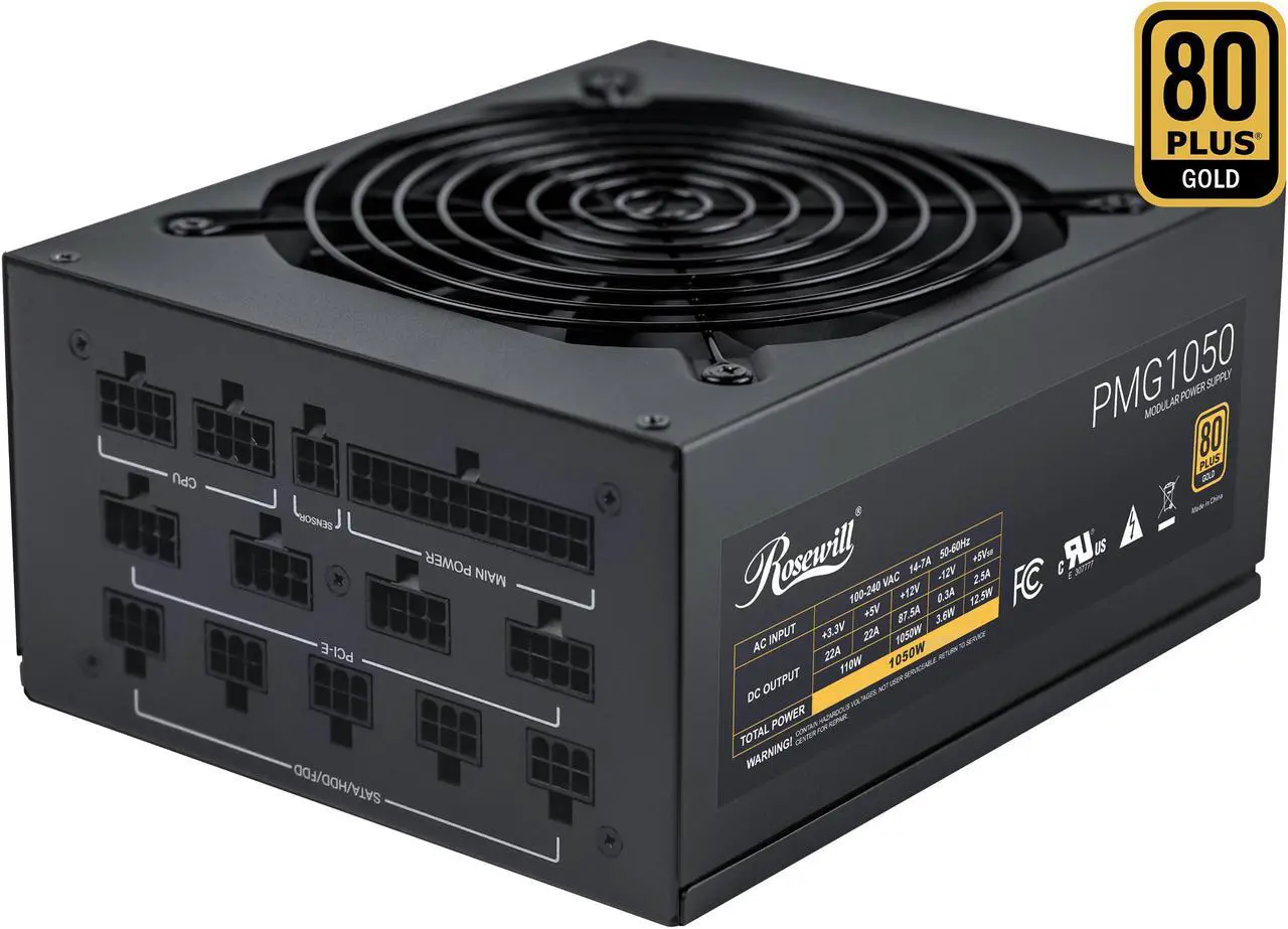 Open Box: Rosewill PMG Series, PMG1050, 1050W Fully Modular Power ...