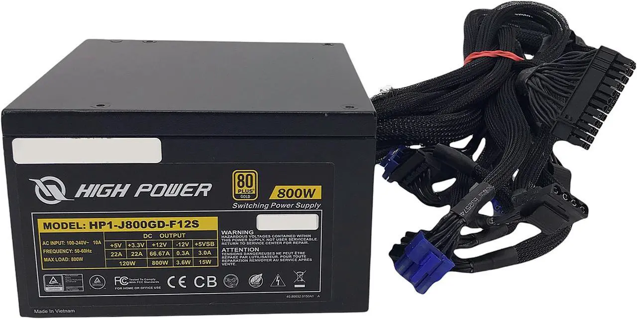 Open Box: Rosewill HP1-J800GD-F12S 800 W Power Supply - Newegg.com