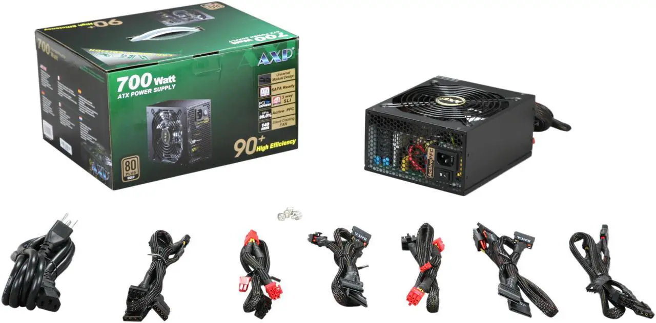 XION 90+ Gold Series AXP-700W14FG 700 W Power Supply - Newegg.com
