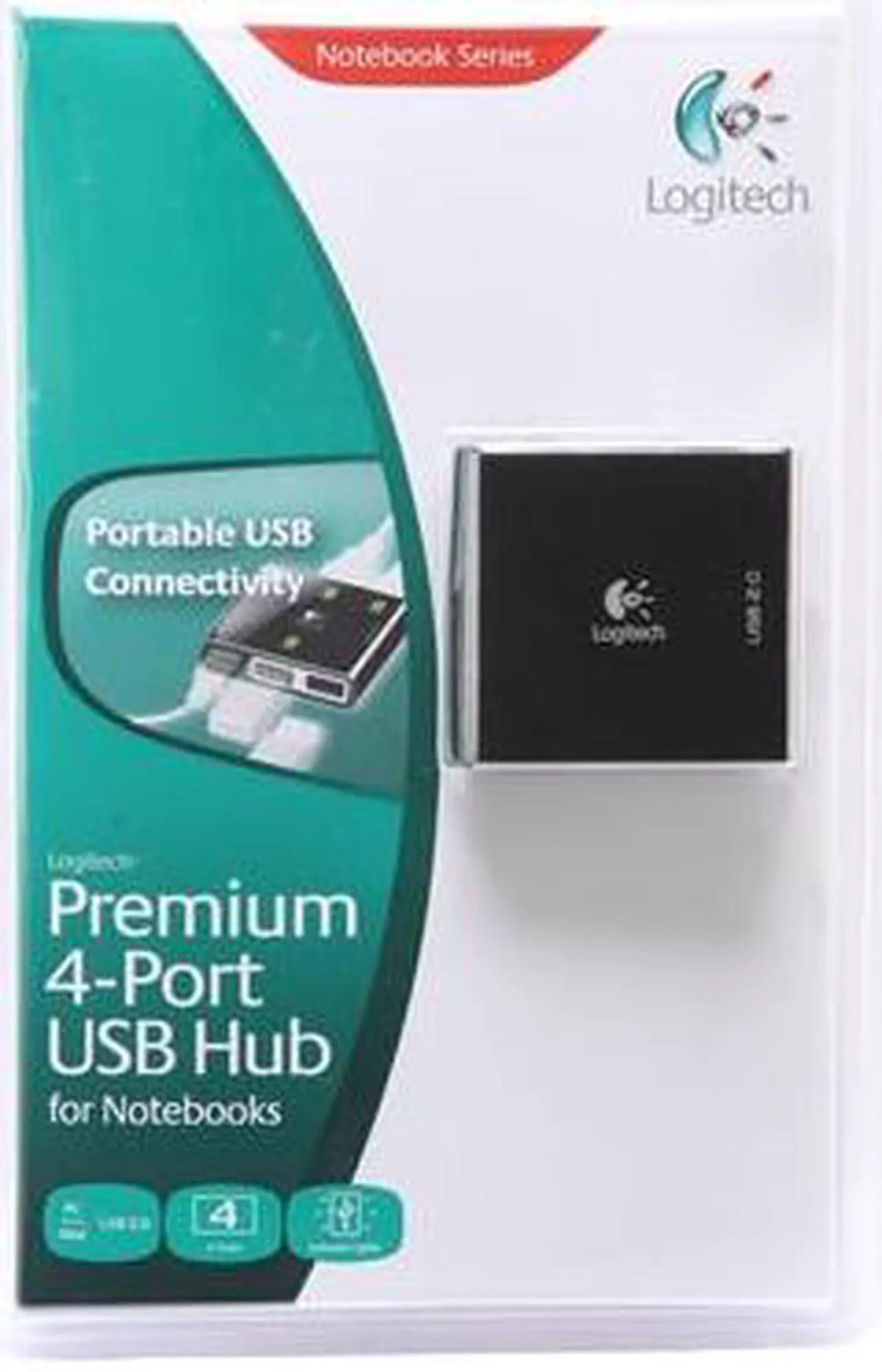 Logitech 939-000012 Premium 4-Port USB Hub for Notebooks - Newegg.ca