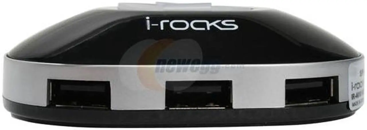 i-rocks IR-4610 Black USB 2.0 4-Ports Sleek Hub - Newegg.com
