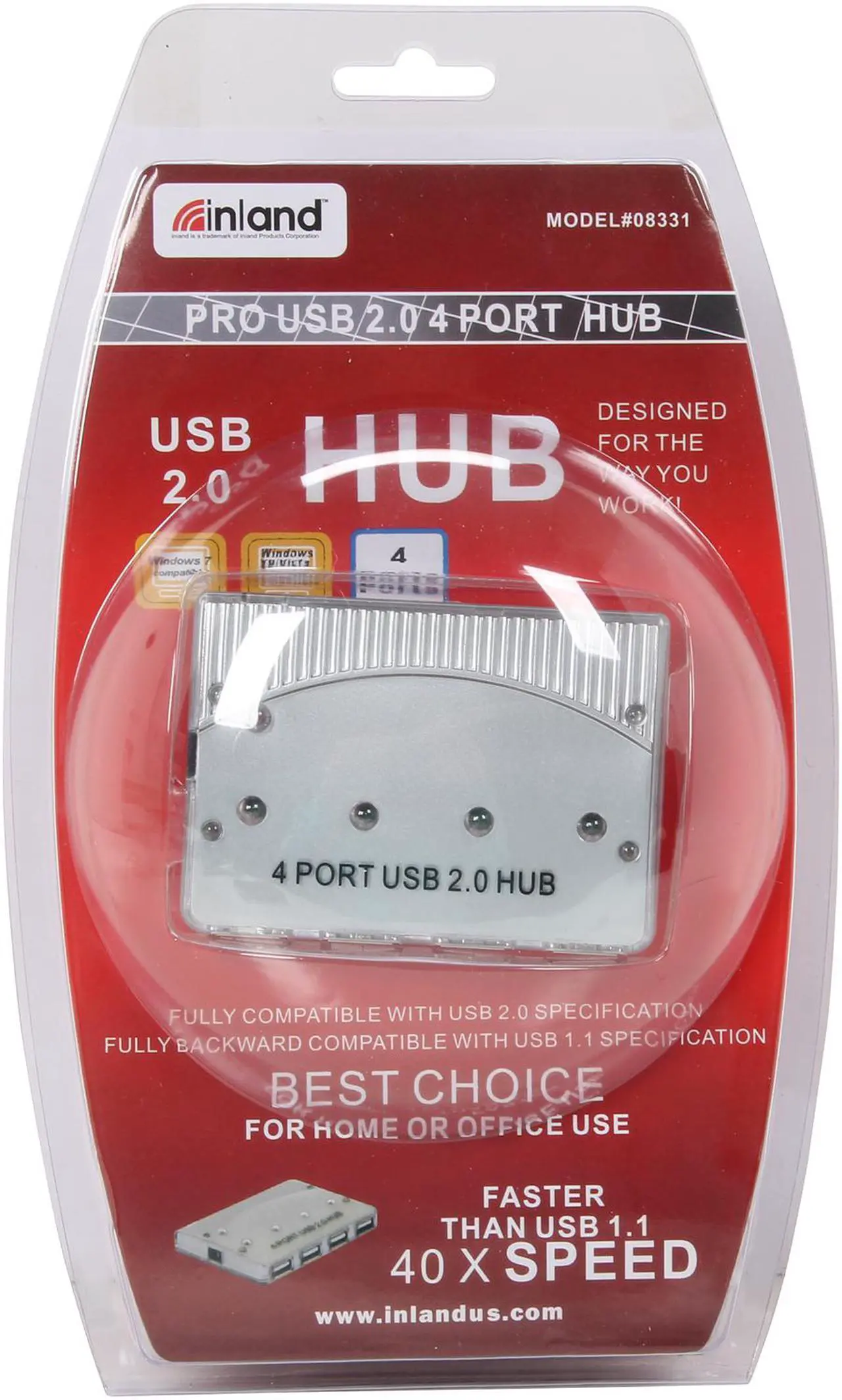 inland 8331 High Speed Usb Hub 2.0 - Newegg.com
