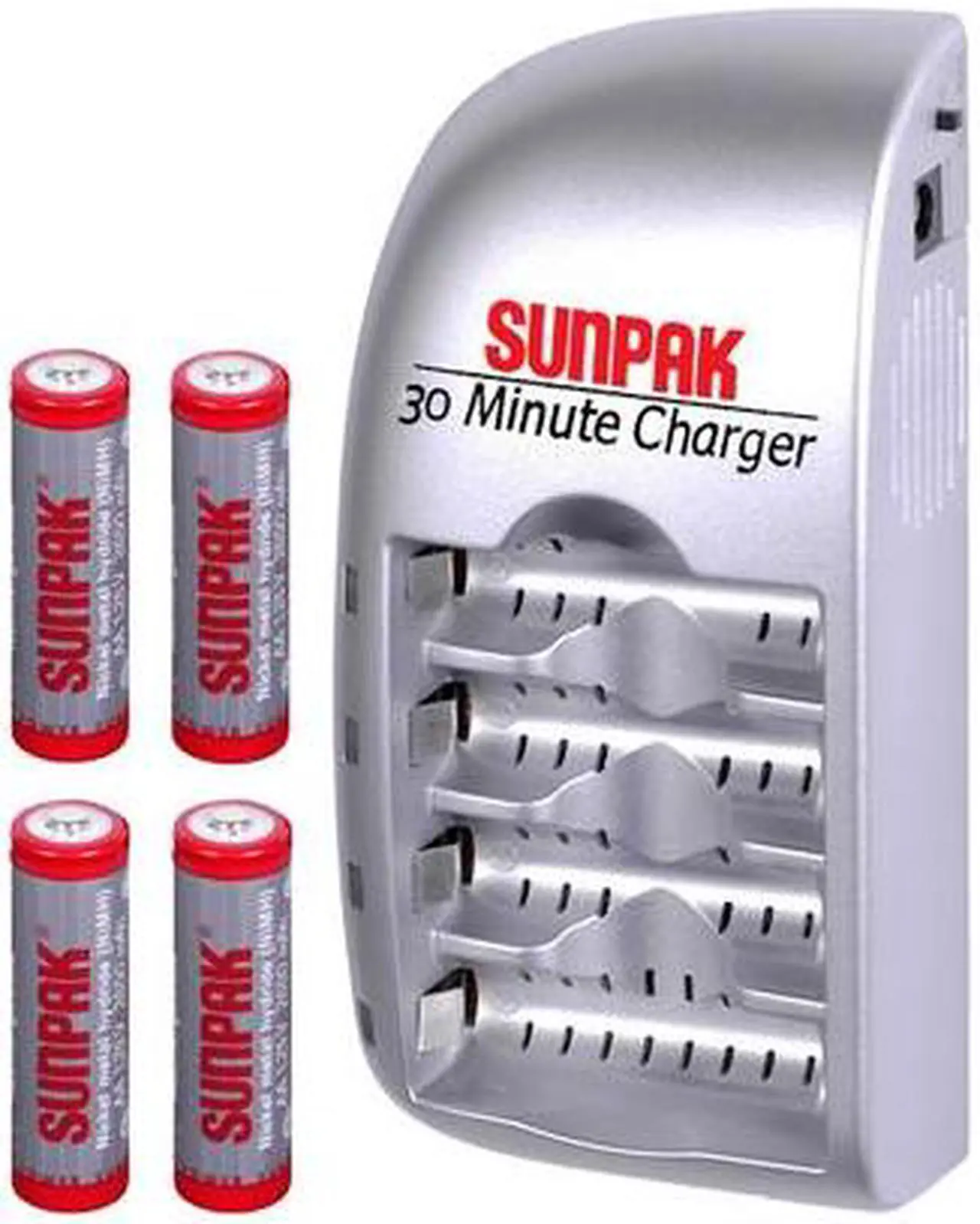 SUNPAK ACC-M1081-01 Rechargeable Batteries & Charger Kit - Newegg.com