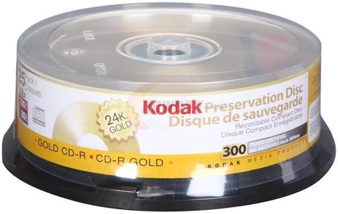 Kodak CD-R 25 Packs Disc Model 21125 - Newegg.com