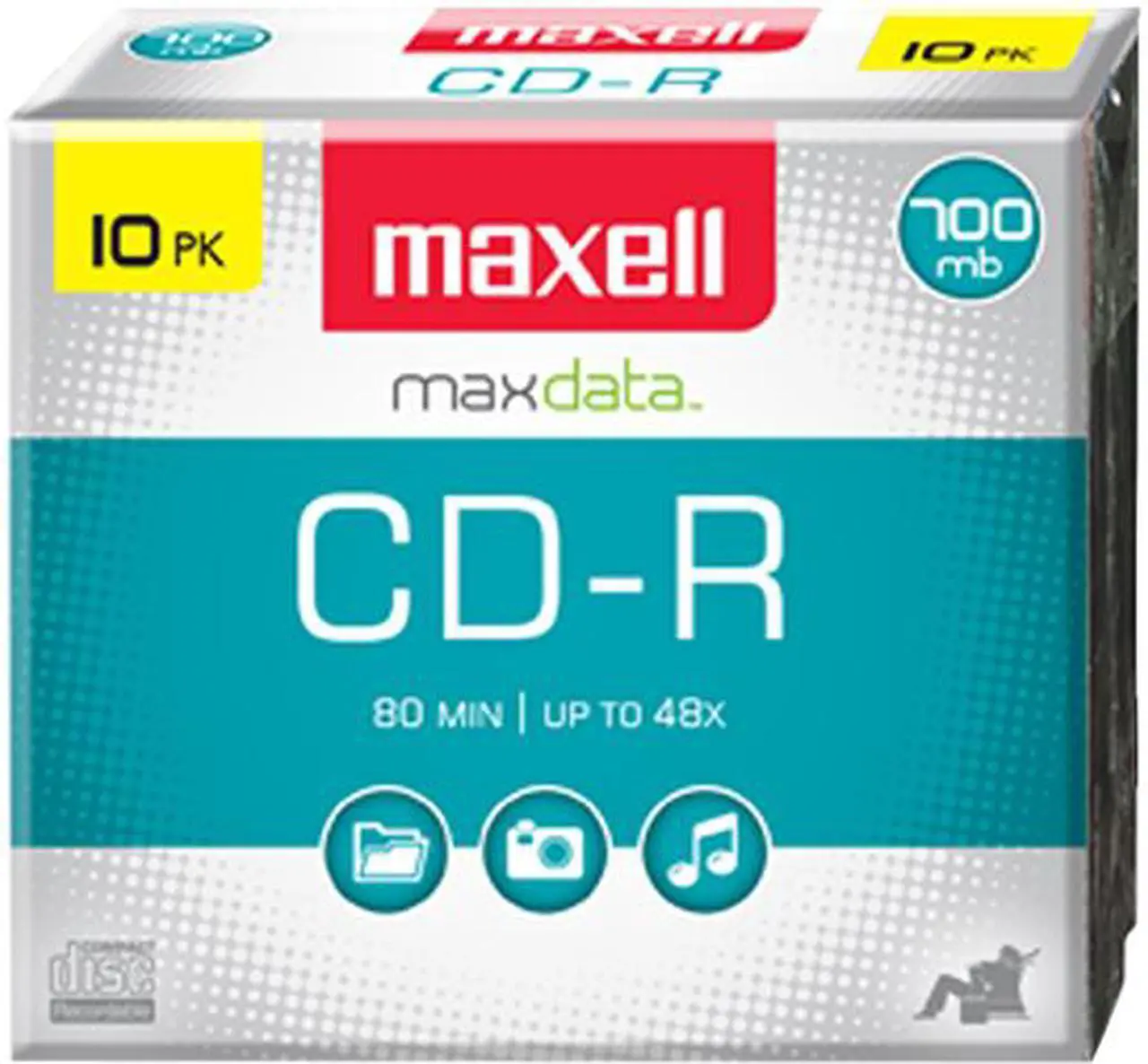 maxell 700MB 48X CD-R 10 Packs 48x CD-R Media Model 648450 - Newegg.com