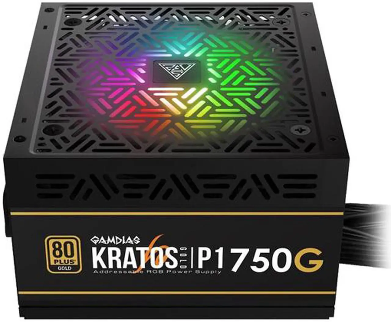 Gamdias Kratos P1-750G 750W Power Supply with Built-in RGB Lighting ...